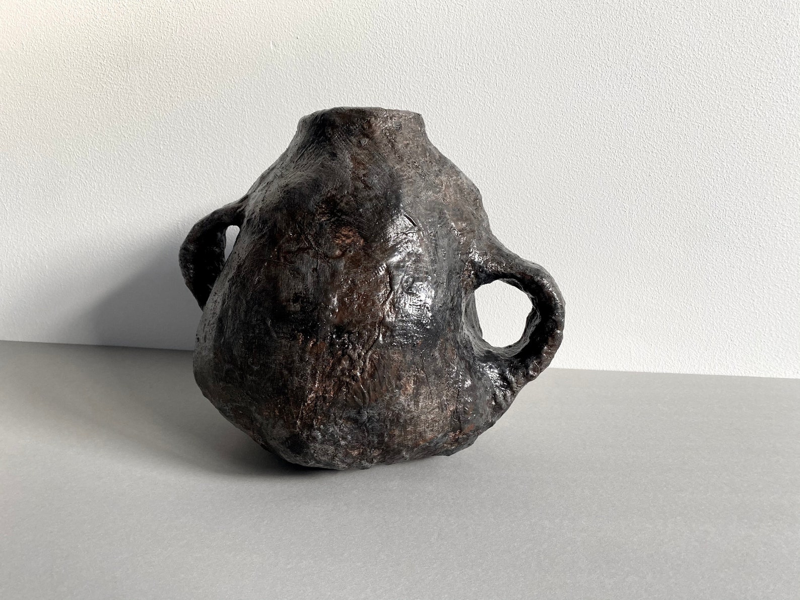 Handmade Vase Plaster Vase Texture Vessel Only One - Etsy