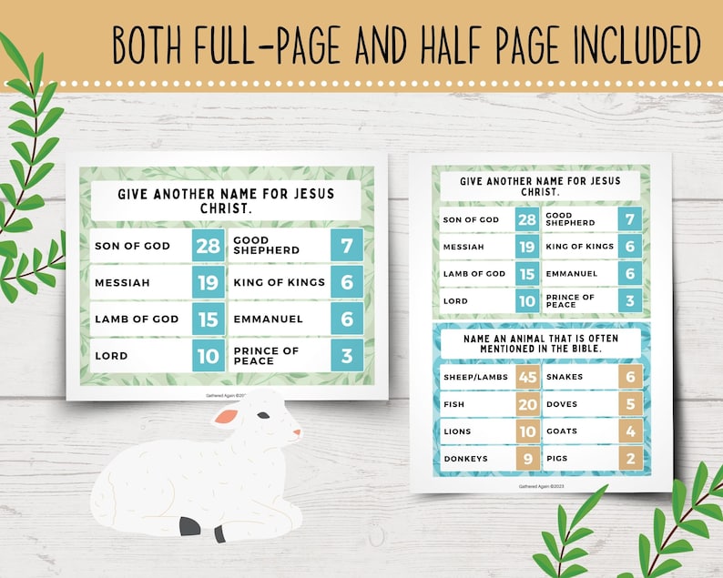 Christian Bible Feud Game Bible Family Feud-style Game Show - Etsy