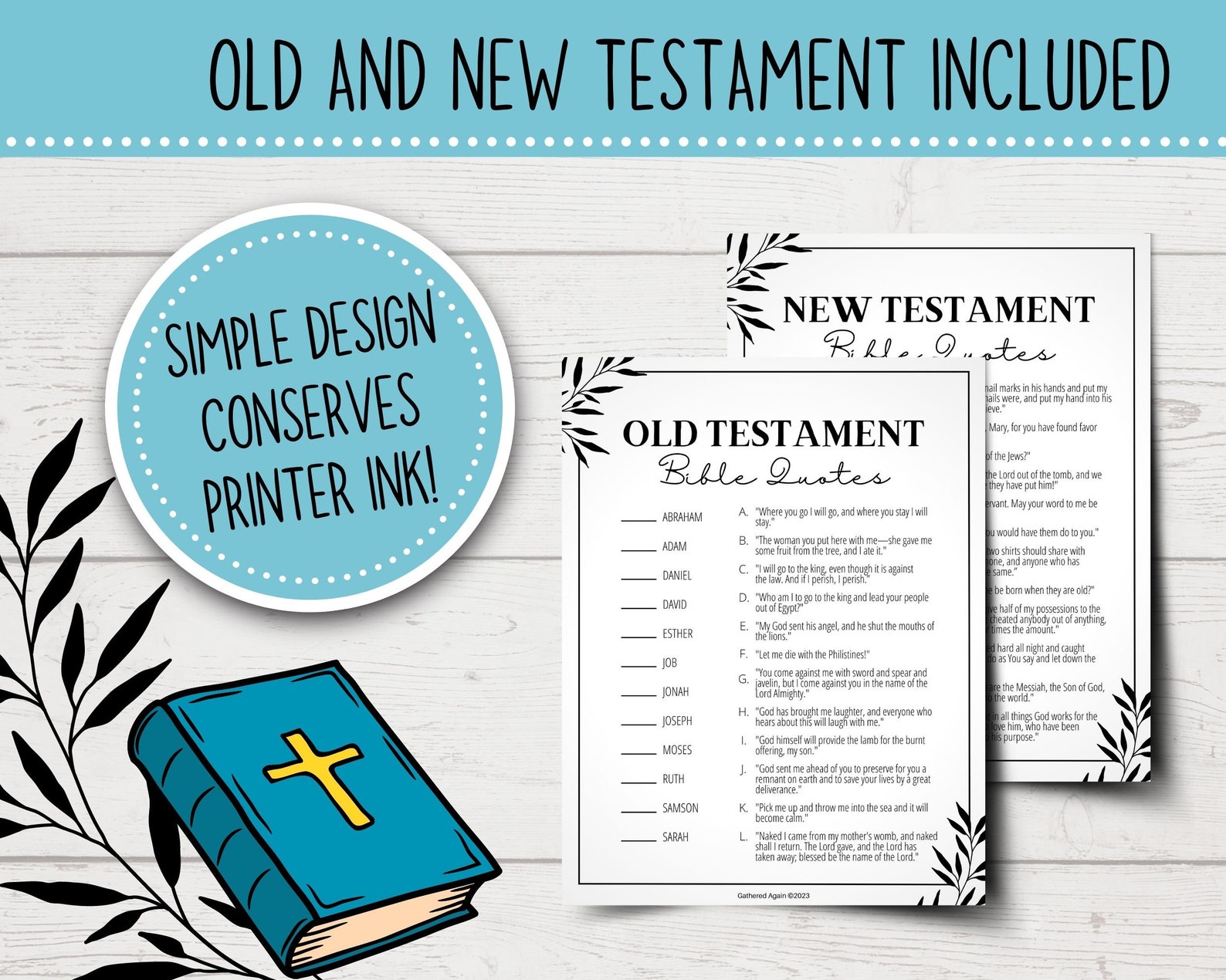 Printable Bible Quotes Matching Games | Bible Verses Quotes Quiz | Old ...