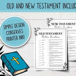 Printable Bible Quotes Matching Games | Bible Verses Quotes Quiz | Old ...