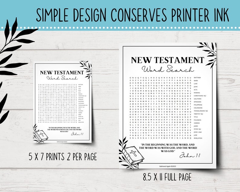 Printable Bible Word Searches | Old Testament Word Search | New ...