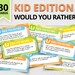 Printable would You Rather Questions for Kids Family-friendly would You ...