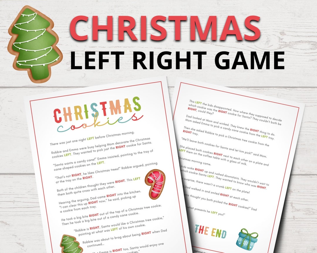 Christmas Left Right Story | Christmas Pass the Gift Game | Christmas ...
