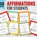 Affirmation Cards for Students | Positive Affirmations for Students ...