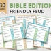 Christian Bible Feud Game Bible Family Feud-style Game Show - Etsy