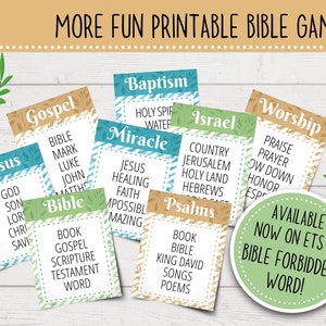 Printable Bible Categories Game Christian Scattergories-inspired Game ...