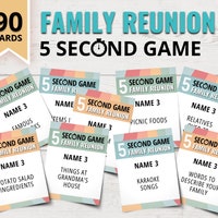 Printable Family Reunion Guess Who Game Family Reunion Trivia Quiz ...