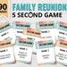Printable Family Reunion Guess Who Game Family Reunion Trivia Quiz ...