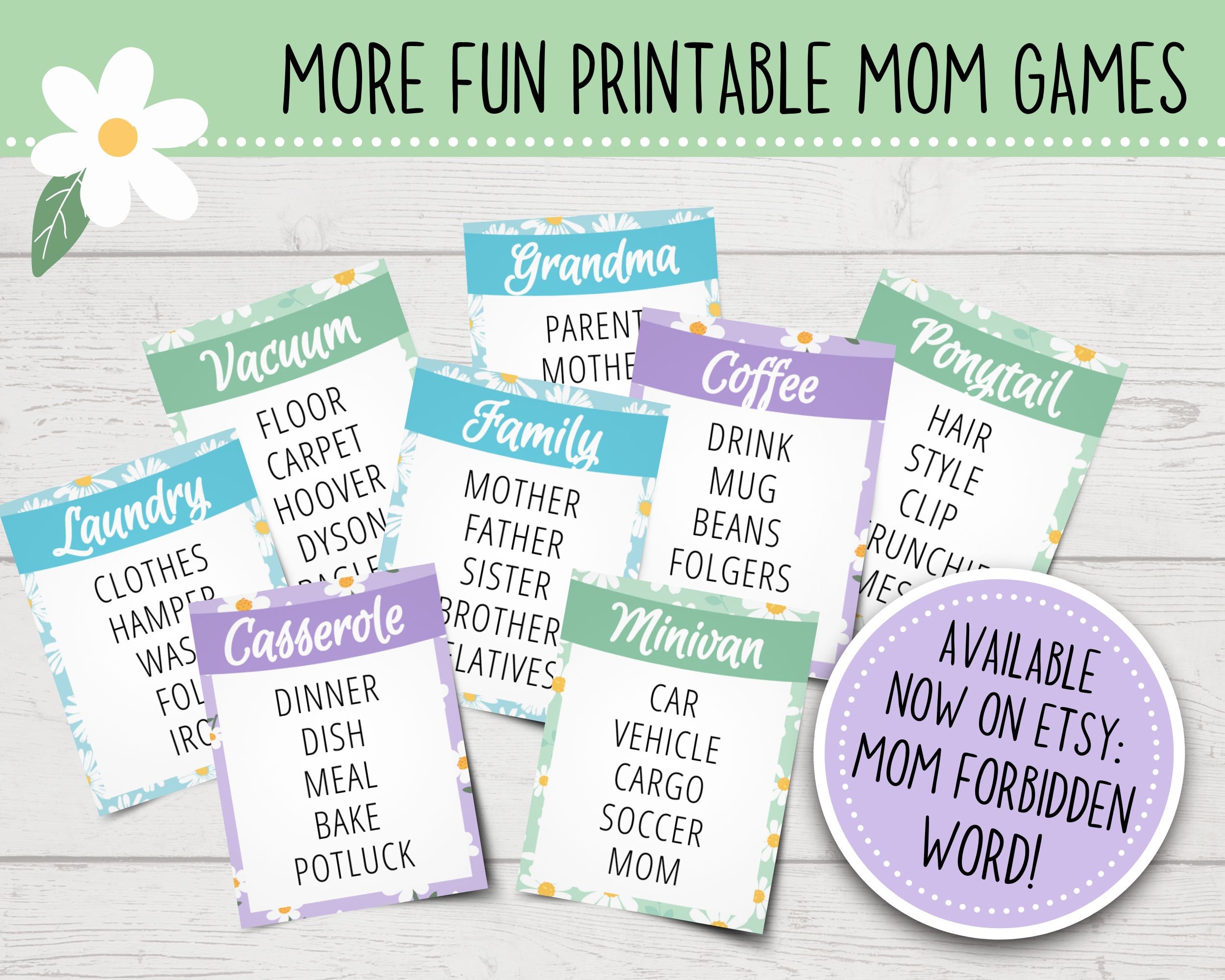 Famous Moms Match Games | Printable Mother's Day Games | Mom Trivia ...