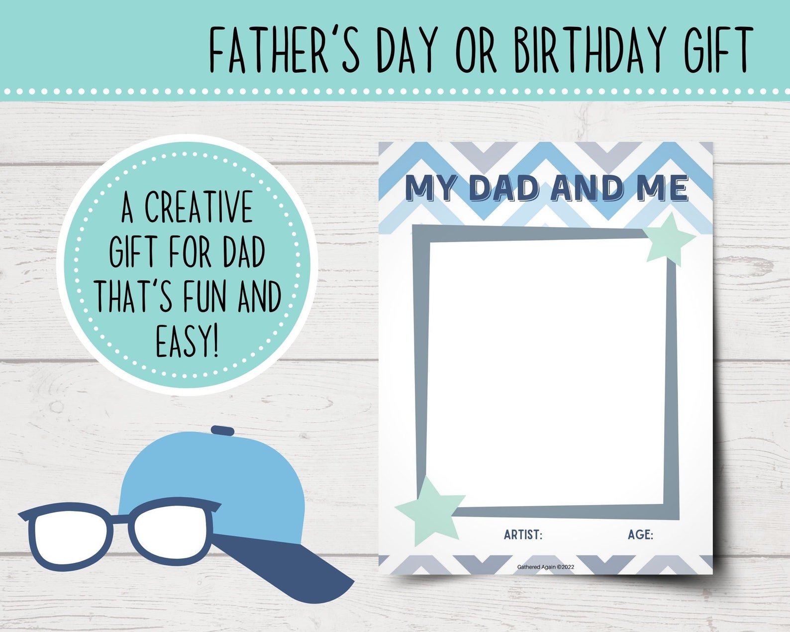 Printable My Dad and Me Drawing Page for Kids Father's | Etsy
