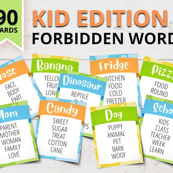 Birthday Taboo Party Game - Etsy
