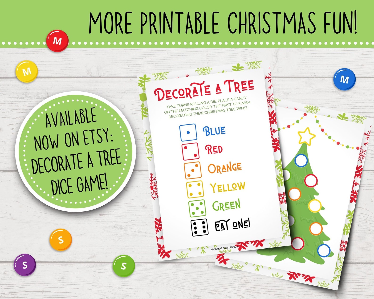 Roll A Snowman Dice Game | Christmas Dice Game | Draw a Snowman Dice ...