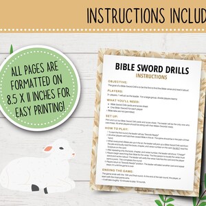 Printable Bible Sword Drills | Bible Sword Drill Verses | Bible Verse ...