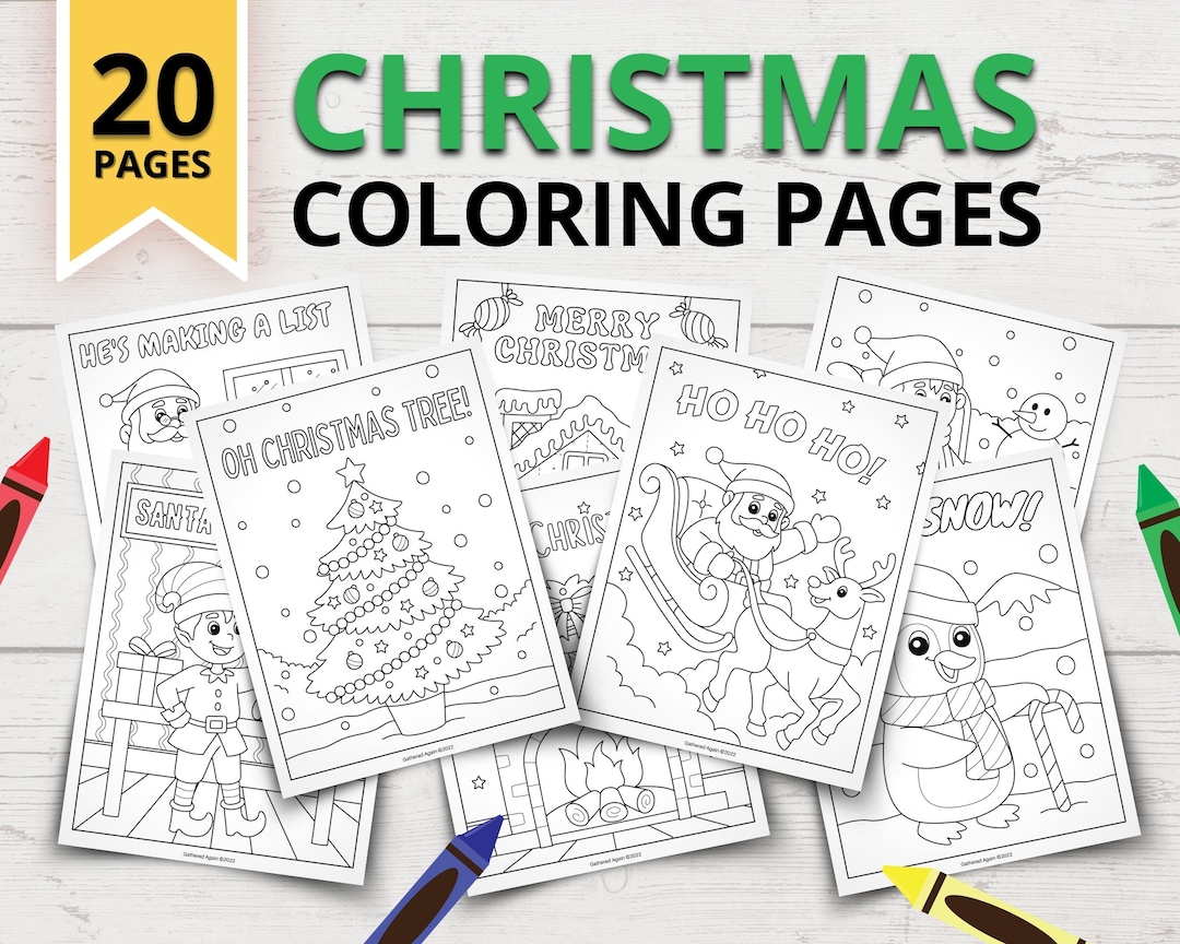 Printable Christmas Coloring Pages for Kids | Christmas Coloring Book ...
