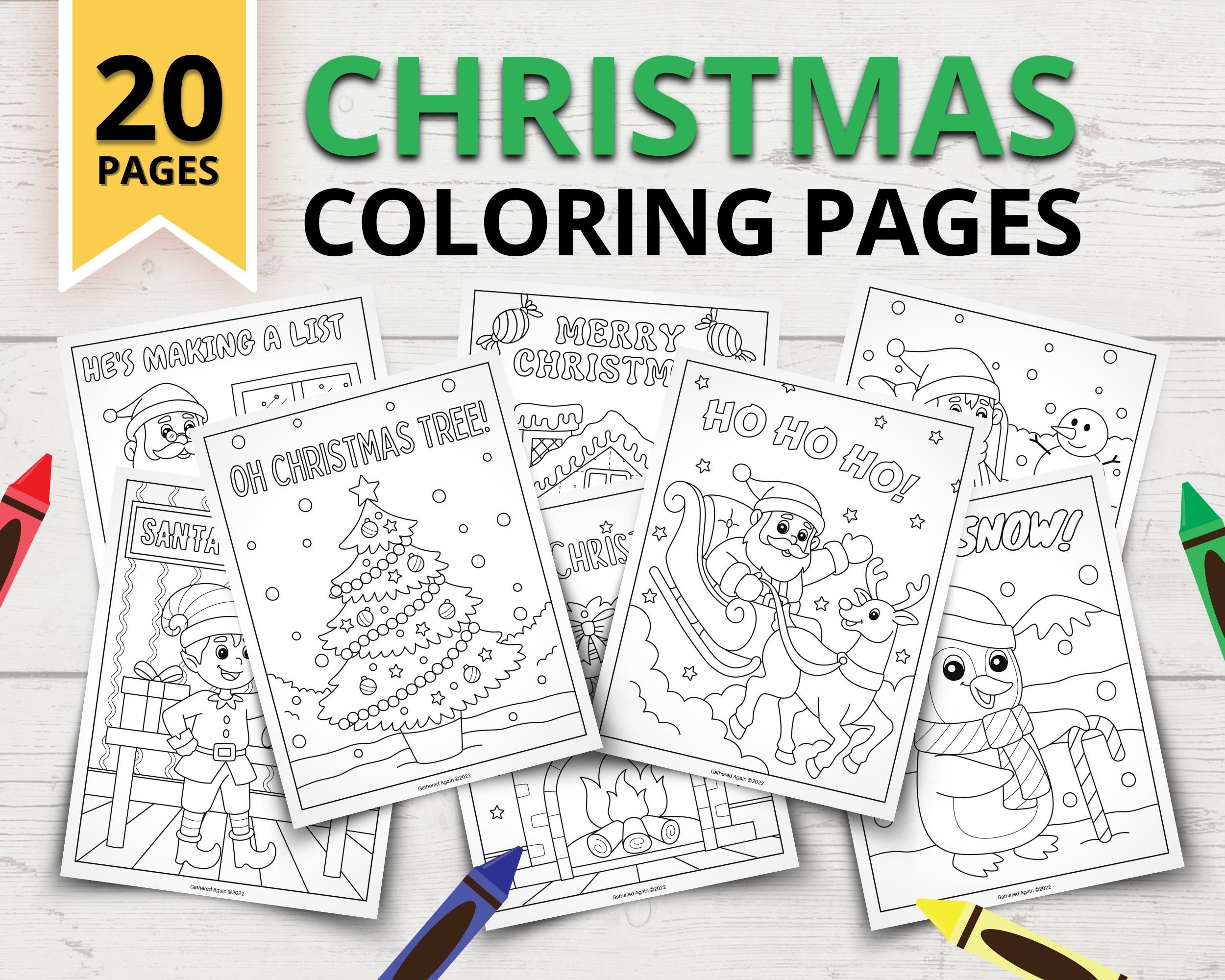 Printable Christmas Coloring Pages for Kids | Christmas Coloring Book ...