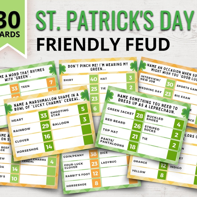 Irish Game Family Feud - Etsy