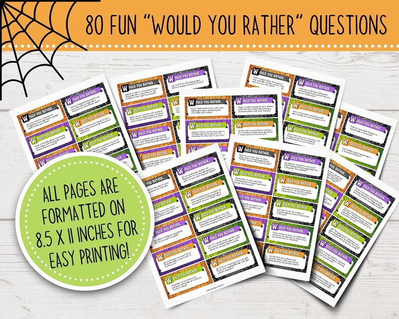 Halloween Would You Rather Questions | Halloween Would You Rather ...