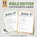 Printable Bible Categories Game | Christian Scattergories-inspired Game ...