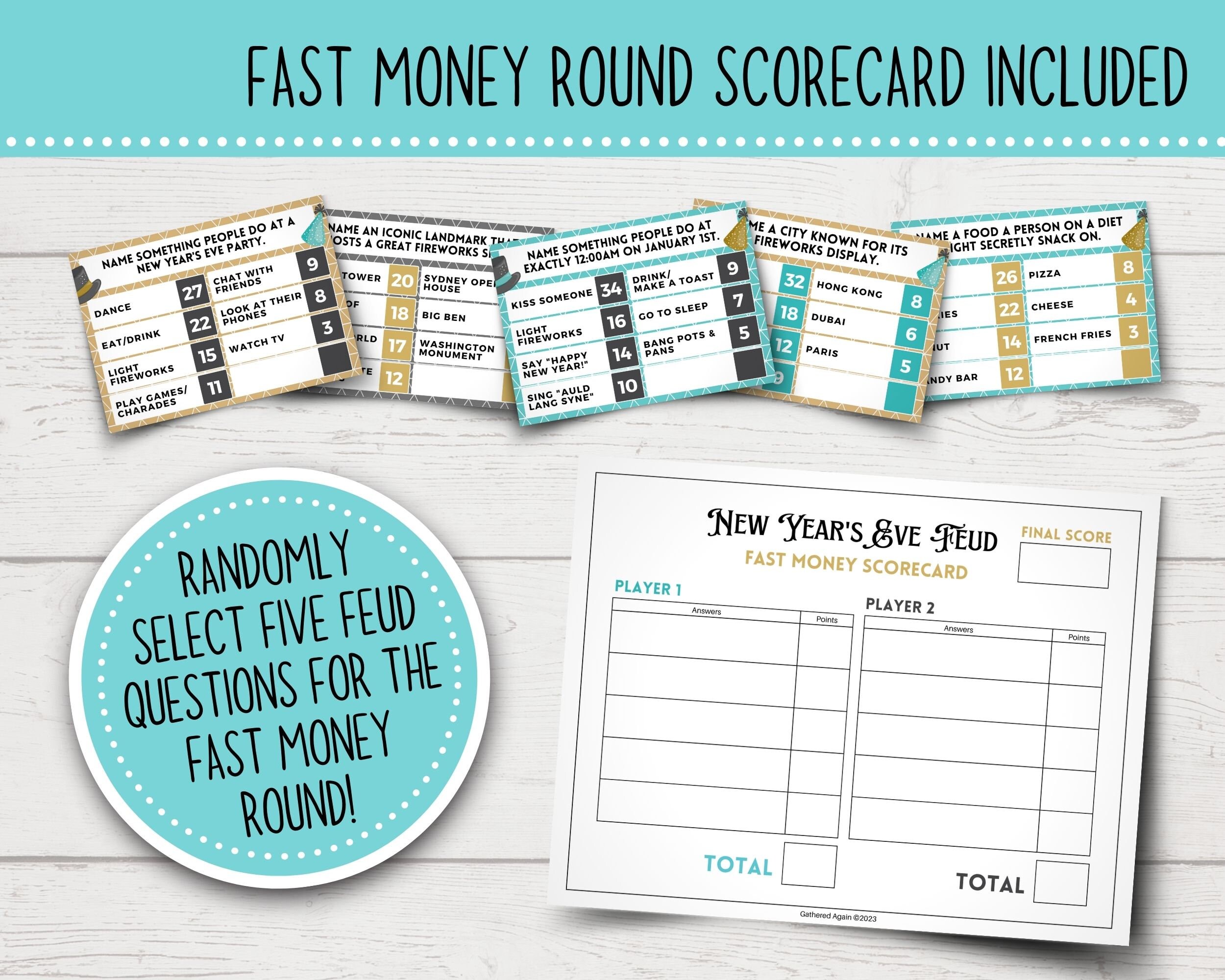 Printable New Year's Eve Feud Game | New Year's Eve Family Feud-style ...