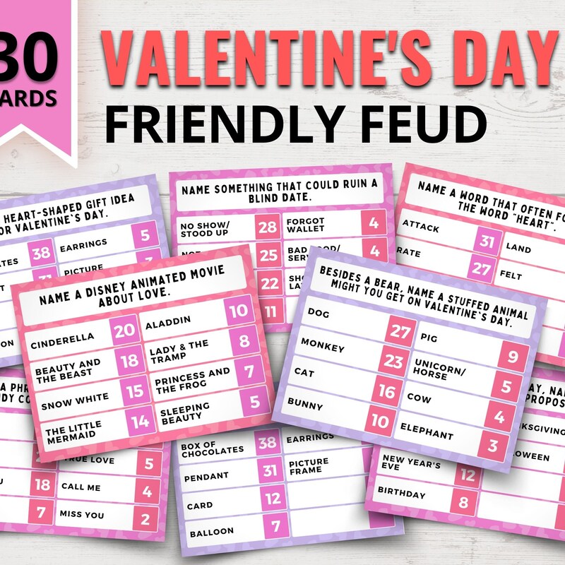 Family Feud Template - Etsy