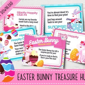 Printable Easter Treasure Hunt | Easter Scavenger Hunt Easter Games for ...