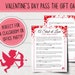 A Shot at Love Valentine Left Right Game | Valentine's Day Left Right ...