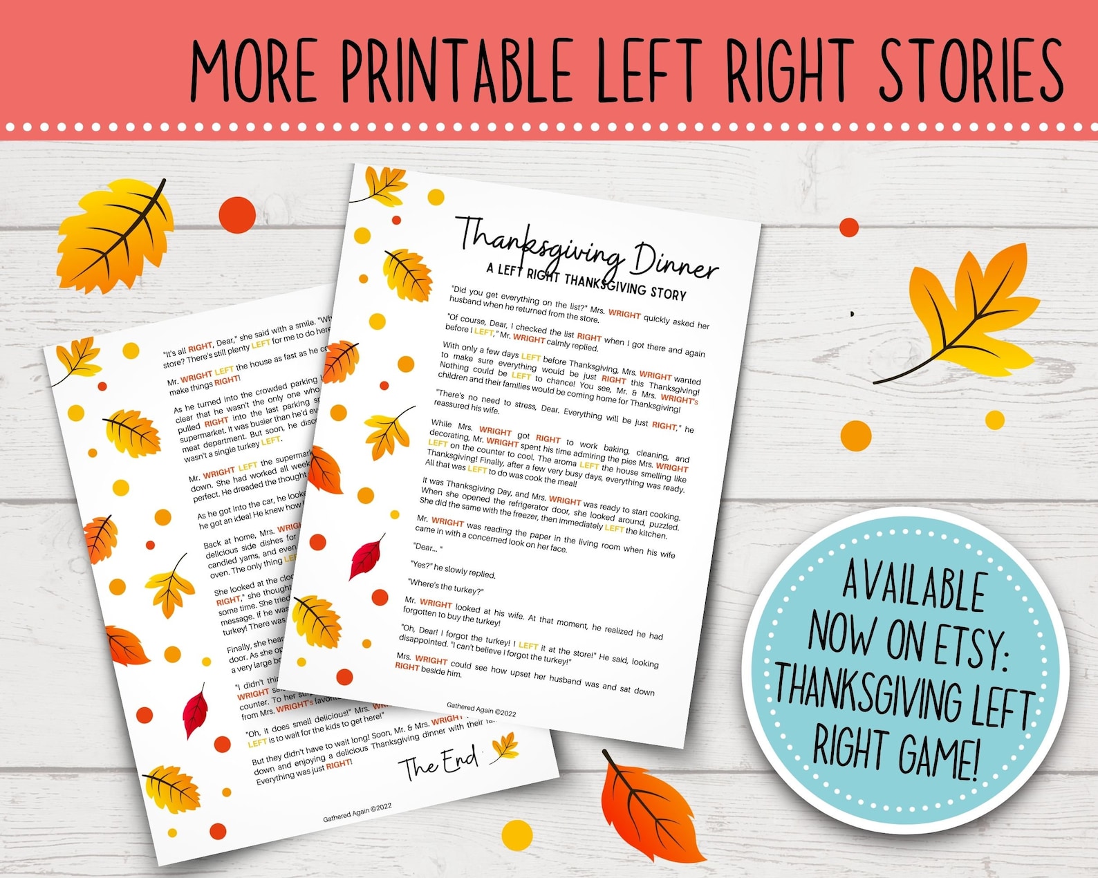 Left Right Christmas Game | Funny Christmas Left Right Story | Gift ...