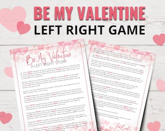 A Shot at Love Valentine Left Right Game | Valentine's Day Left Right ...