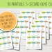 Printable 5 Second Game for Kids Kid-edition 5 Second Game Birthday ...