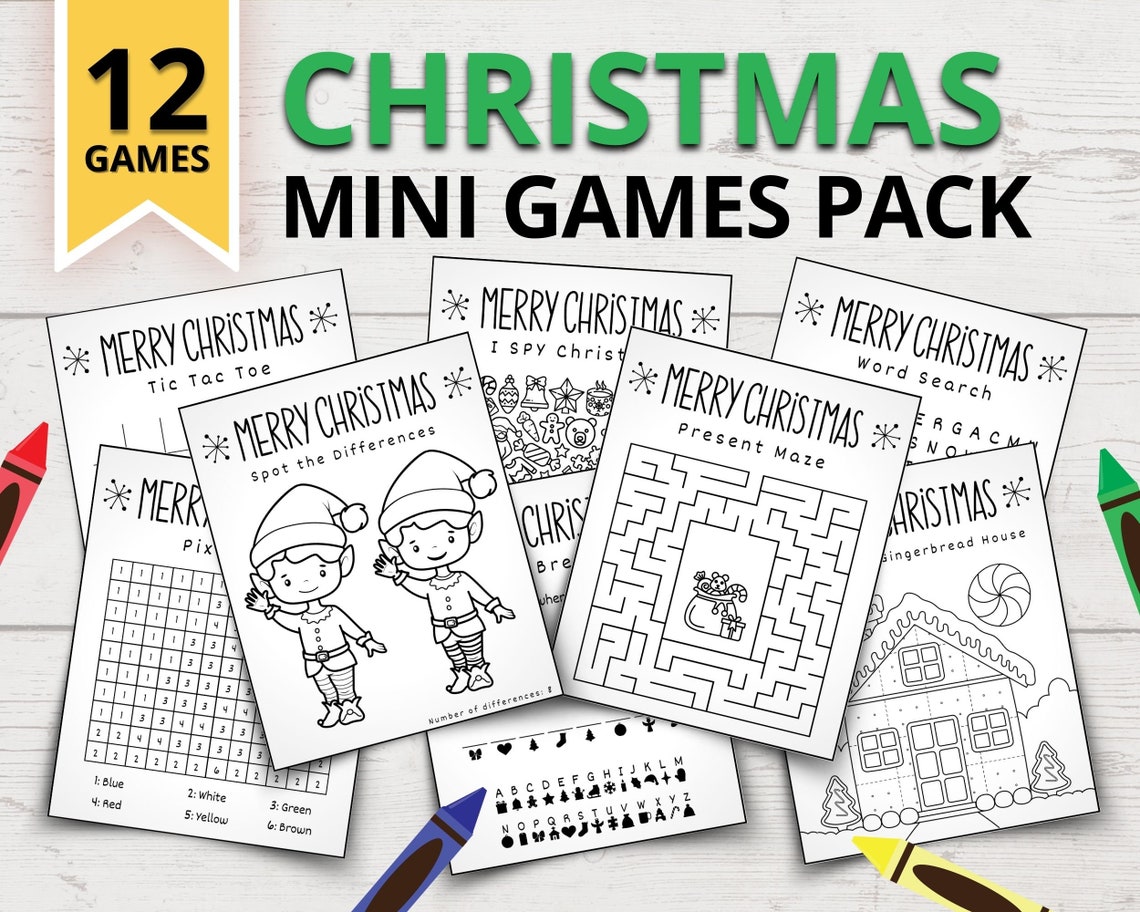 Printable Christmas Games for Kids | Christmas Party Games Kids ...
