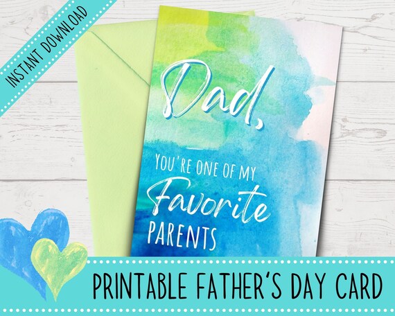 Printable Father's Day Card Funny Father's Day Card | Etsy