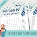 Printable Father's Day Word Searches | Father's Day Activities for Kids ...