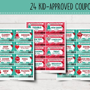 Printable Valentine Coupons for Boys | Valentine's Day Coupon Book for ...