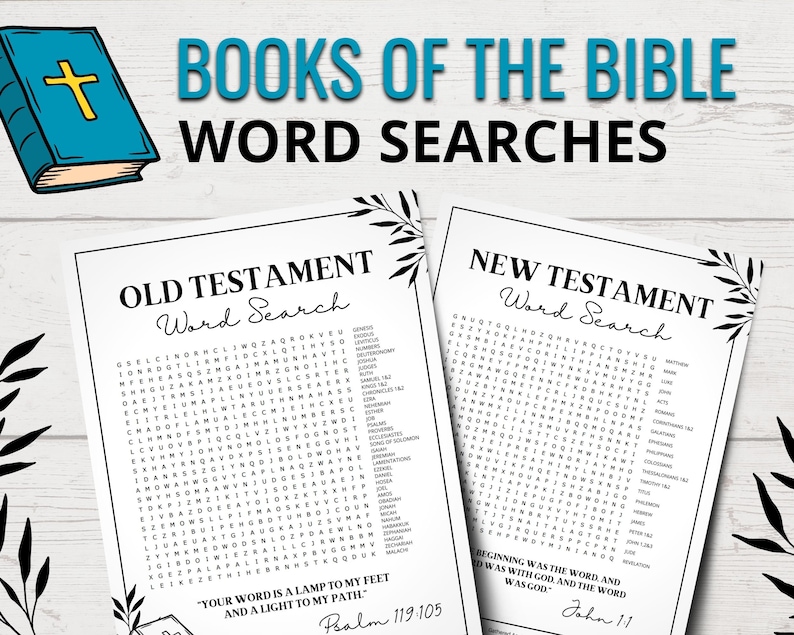Printable Bible Word Searches | Old Testament Word Search | New ...
