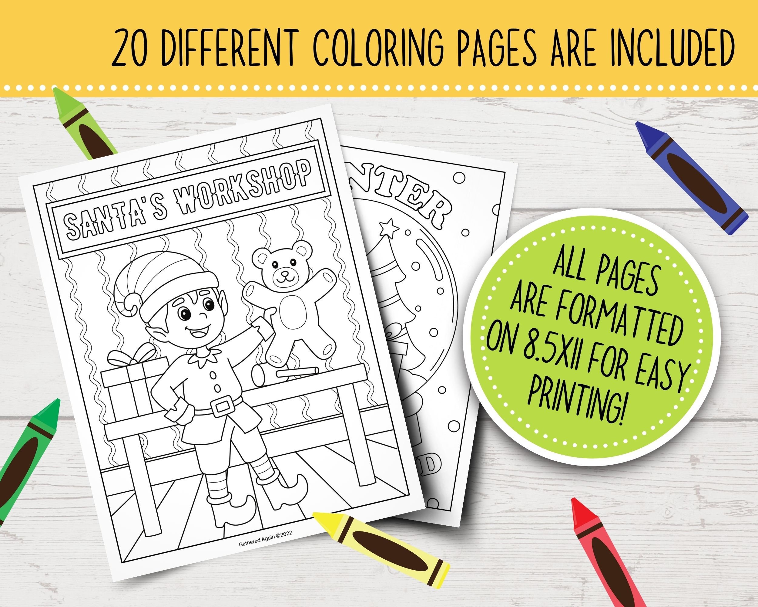 Printable Christmas Coloring Pages for Kids | Christmas Coloring Book ...