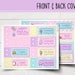 Birthday Girl Coupon Book Reward Coupons for Kids Birthday - Etsy
