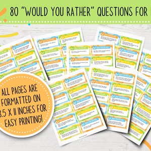 Printable "would You Rather" Questions for Kids | Family-friendly ...