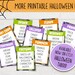 Printable Halloween Conversation Starters | Halloween Icebreaker ...