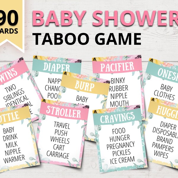 Baby Shower Games - Etsy