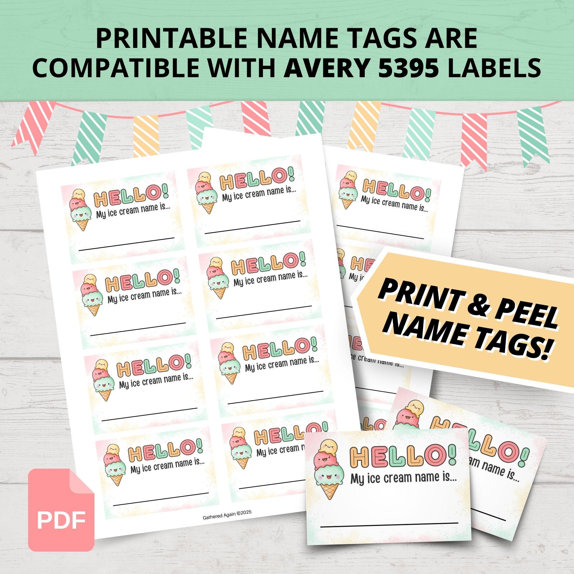 What's Your Ice Cream Name? | Printable Ice Cream Name Game | Funny Ice ...