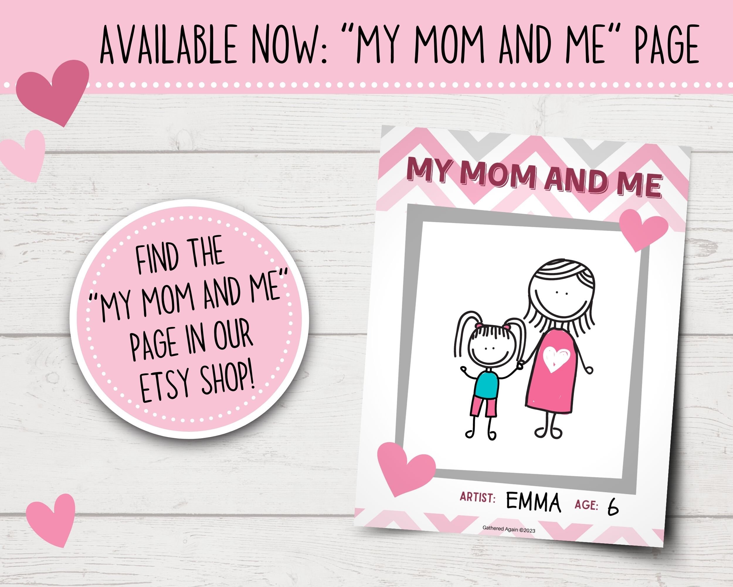Printable My Dad and Me Drawing Page for Kids | Father's Day Gifts for ...
