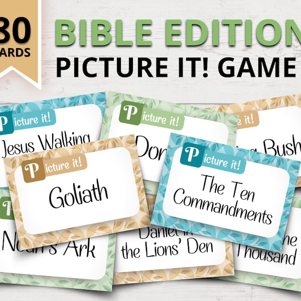 Christian Pictionary Game - Etsy