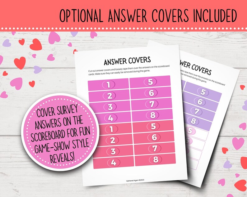 Printable Valentine's Day Feud Game | Valentine's Day Family Feud-style ...