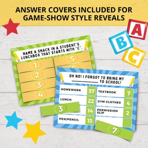 School Edition Feud Game | Classroom Family Feud-style Game | Party ...