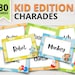 Charades Game for Kids | Printable Kid-edition Charades | Classroom ...