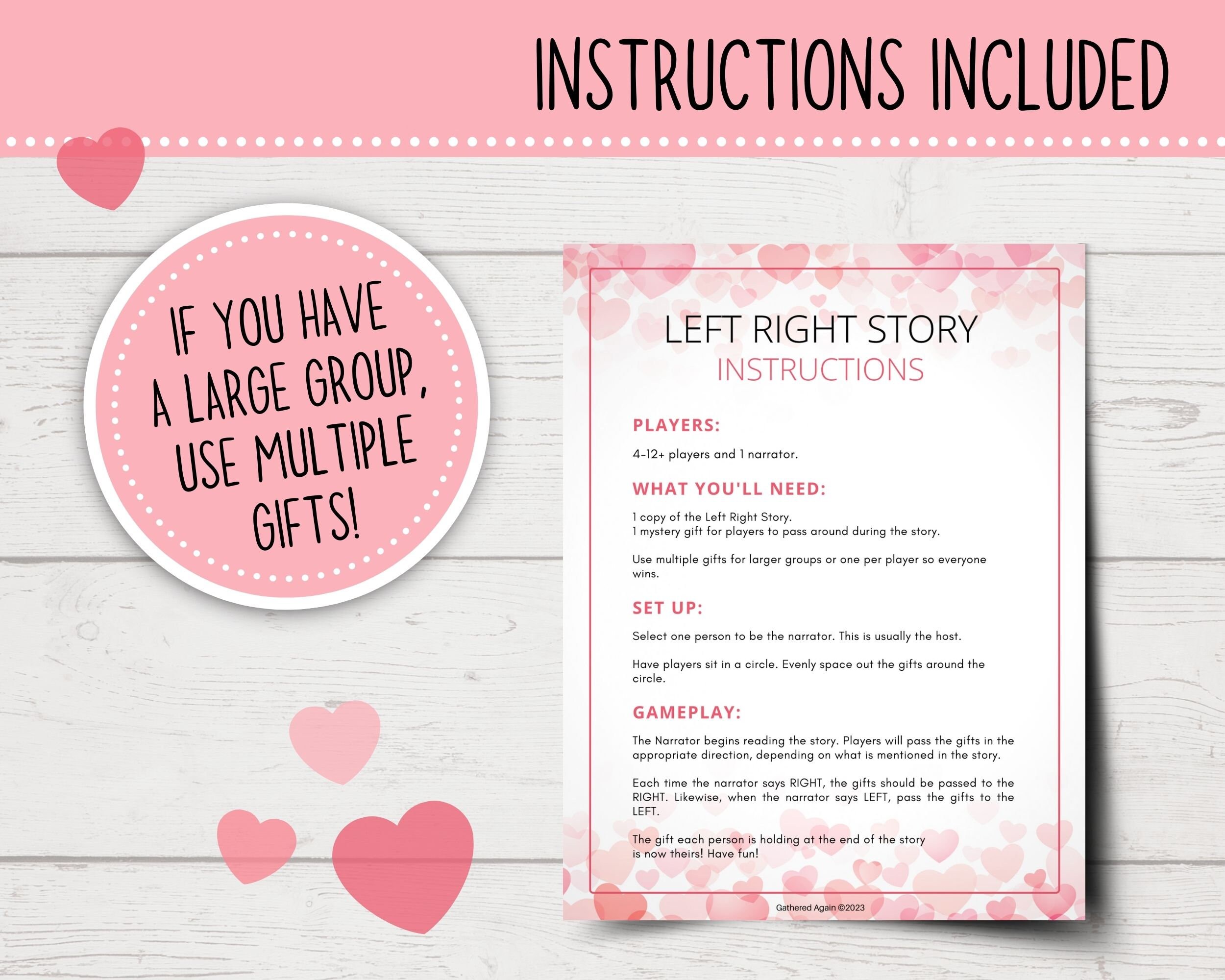 Be My Valentine Left Right Game | Cute Valentine's Day Left Right Story ...