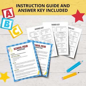 School Edition Feud Game | Classroom Family Feud-style Game | Party ...