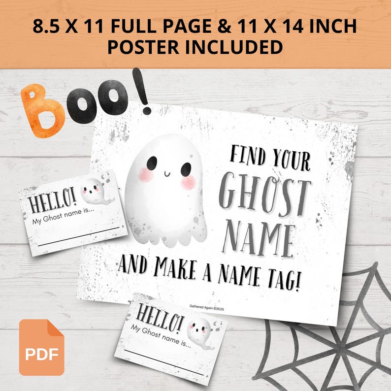 What's Your Ghost Name? | Printable Ghost Name Game | Funny Halloween ...