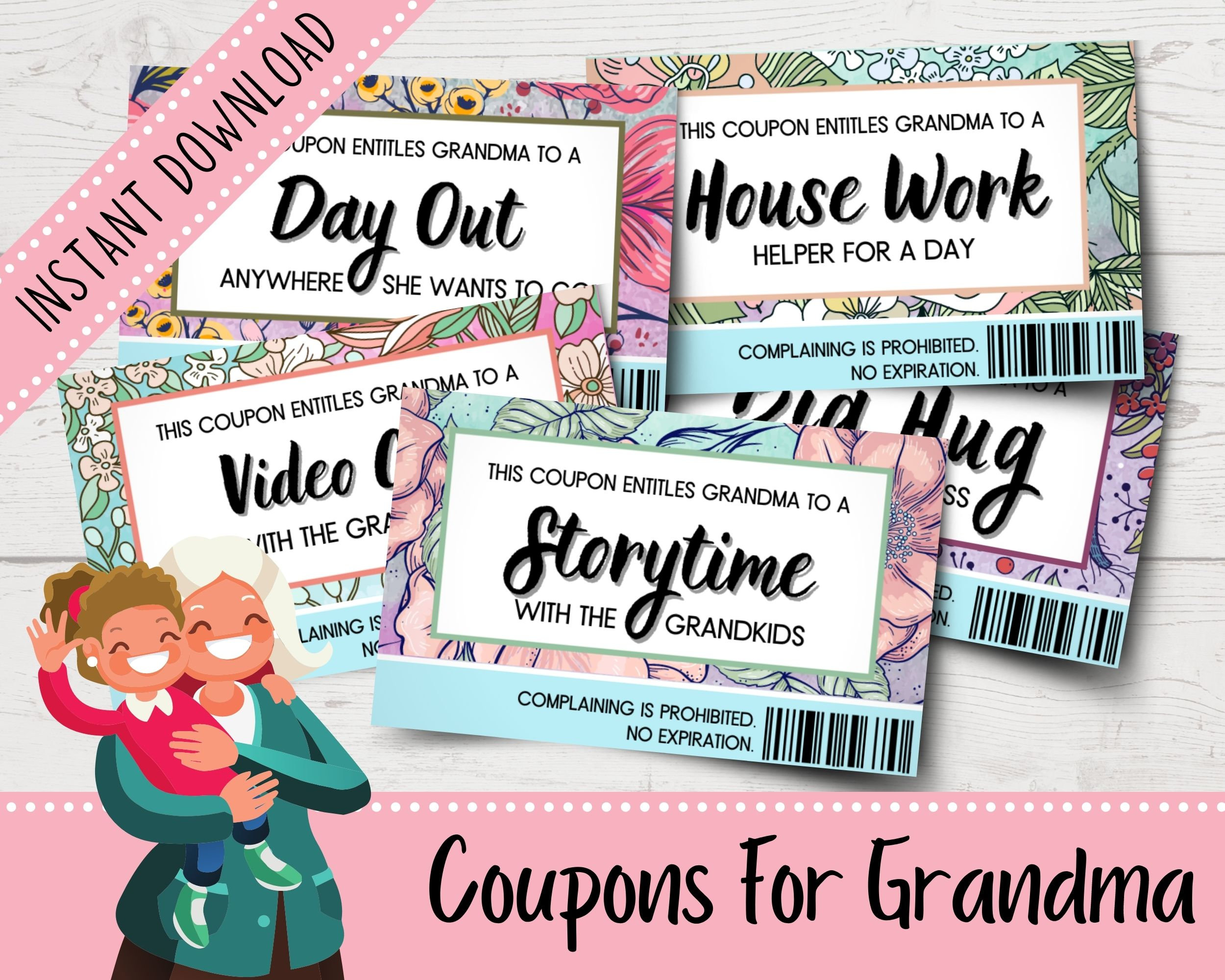 Coupon Book Ideas For Grandma