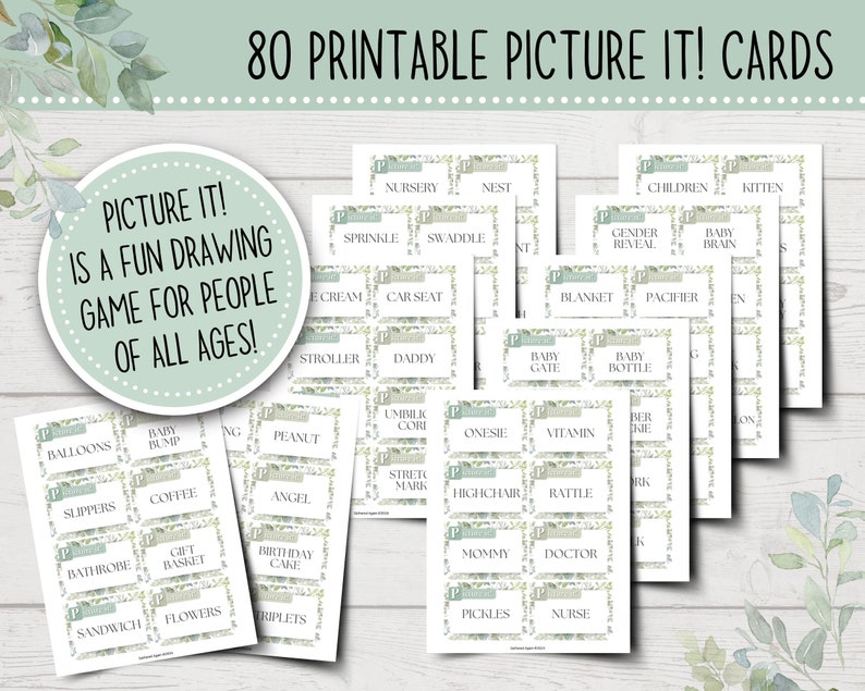 Baby Shower Picture It Game | Printable Baby Shower Games | Funny Baby ...